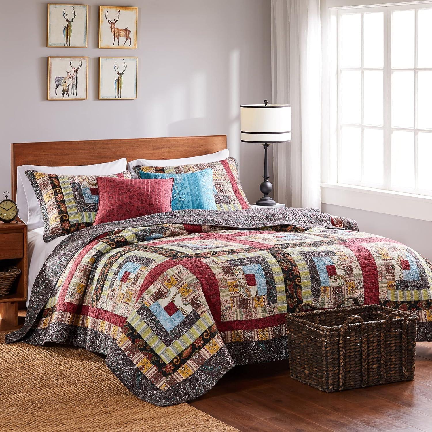 Greenland Home 100% Cotton Fashion Quilt Collection, Prewashed ...
